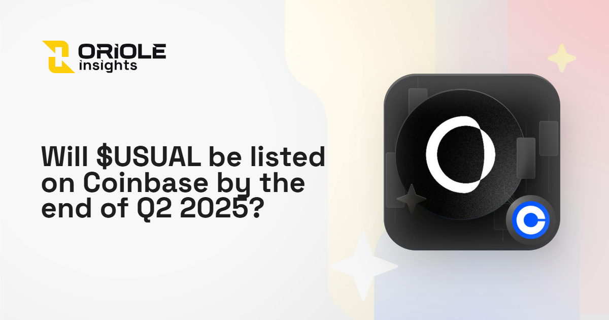 Will $USUAL be listed on Coinbase by the end of Q2 2025? Prediction ...