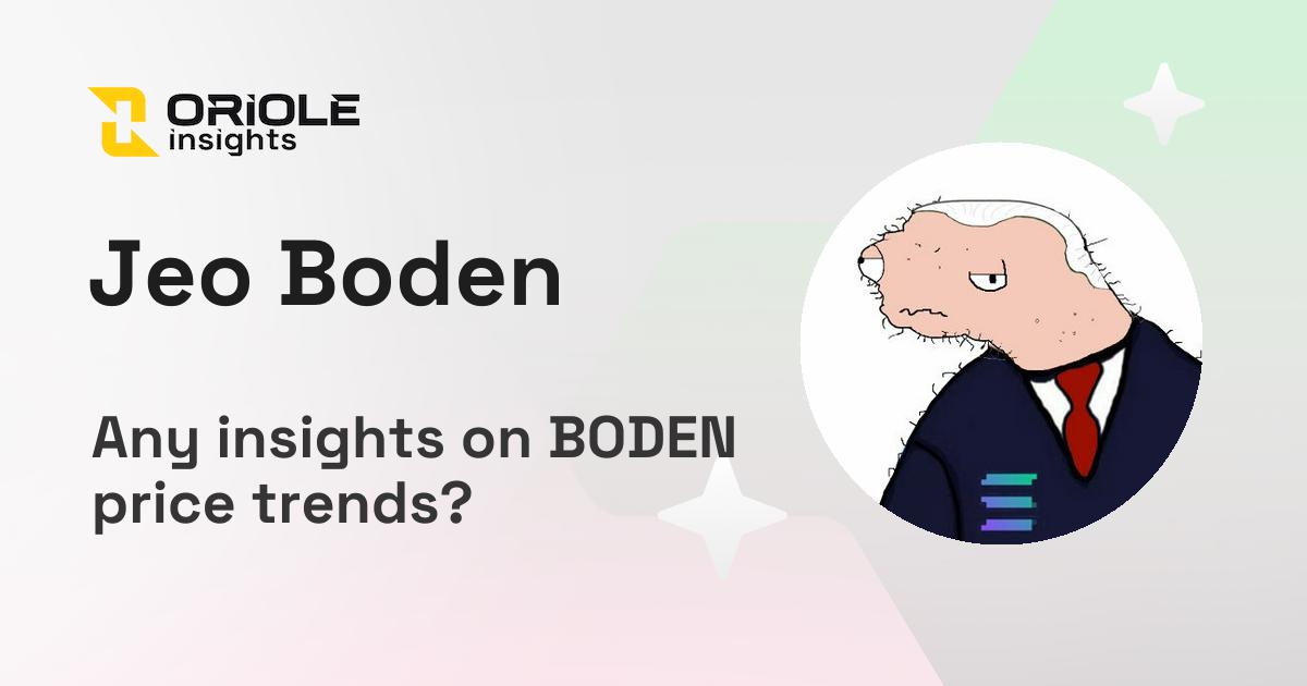 Jeo Boden Price Prediction - BODEN Forecast | OrioleInsights